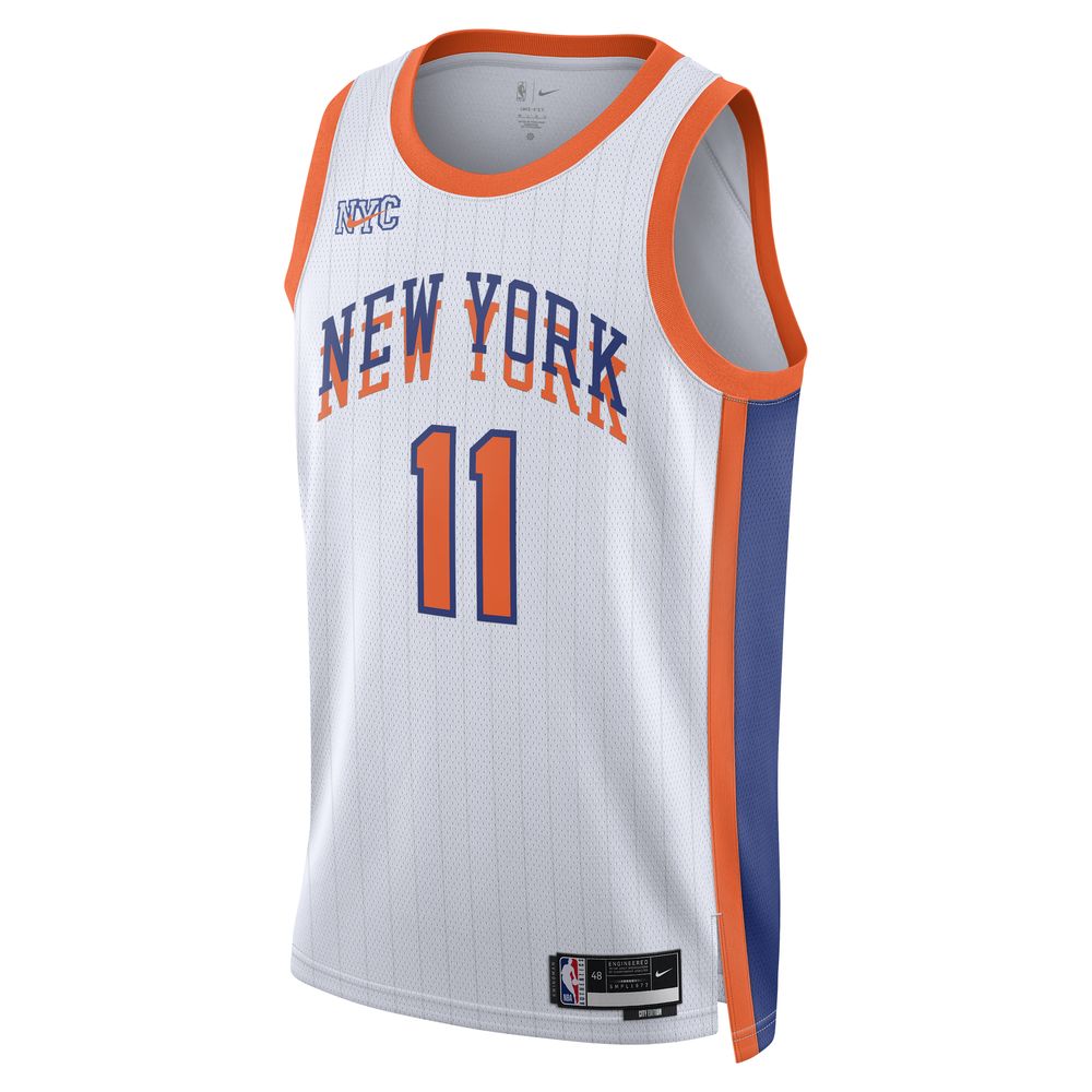 Jalen Brunson New York Knicks 2024/25 City Edition Men's Nike Dri-FIT ...